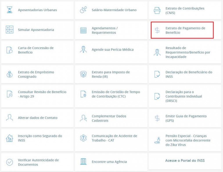EXTRATO INSS 2023 → Consulta, Como Emitir Extrato INSS, Tabela